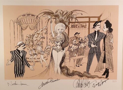 "Guys and Dolls" Broadway Musical Tony Awards Signed by Nathan Lane ...