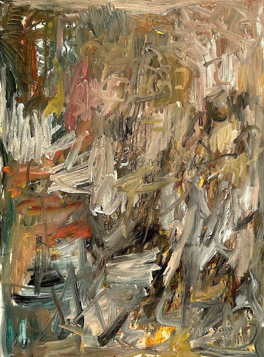 Inner Echoes by Khalid Alzayani (2023) : Painting Acrylic on Canvas - Singulart