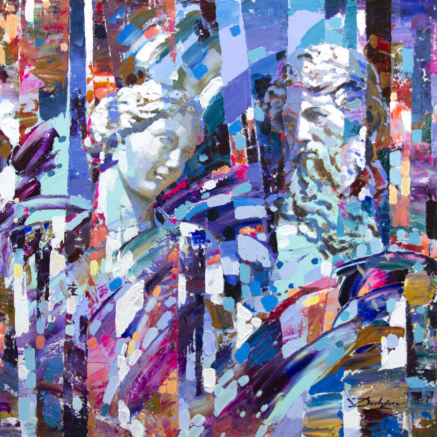 Roman inspiration by Vadim Dolgov (2020) : Painting Acrylic on Canvas ...