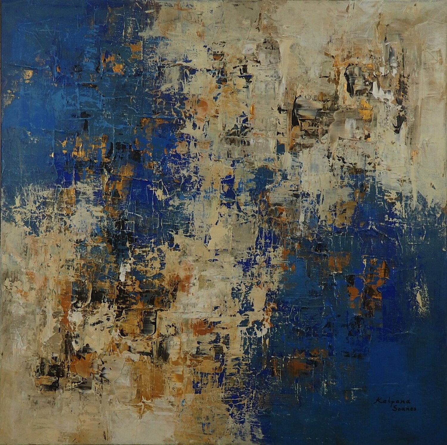 Shades Of Your Peace by Kalpana Soanes (2022) : Painting Acrylic, Oil ...