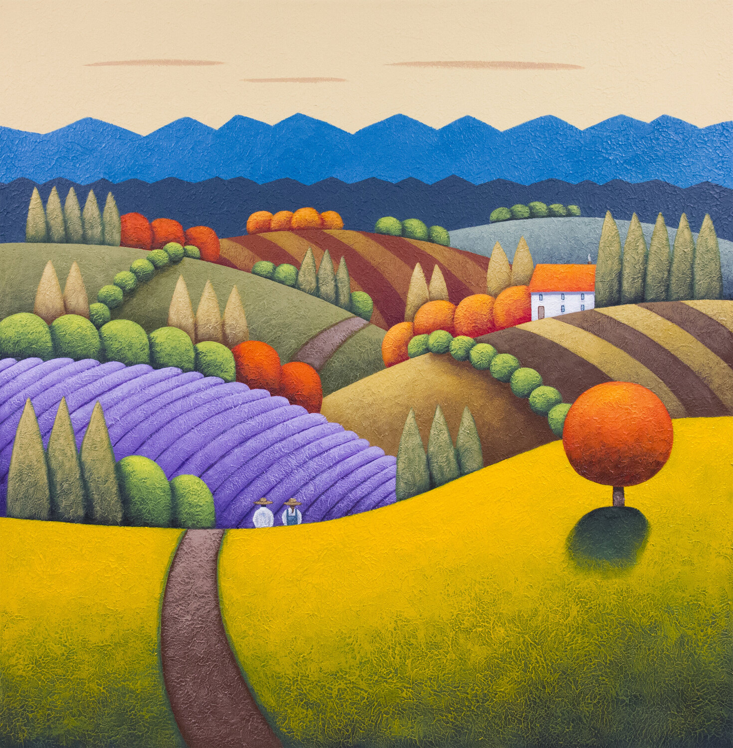 Sunny Days No.2 by Kate Graham (2023) : Painting Acrylic on Canvas ...