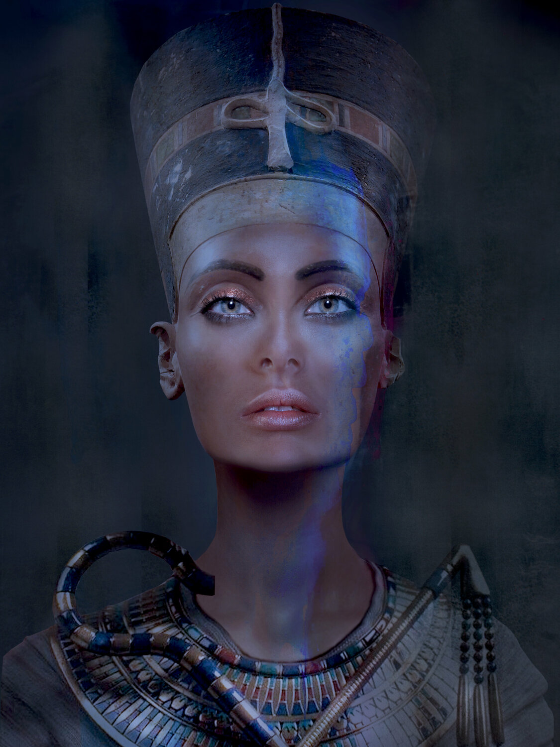Nofretete blau by Corinna Holthusen (2020) : Photography Digital on ...