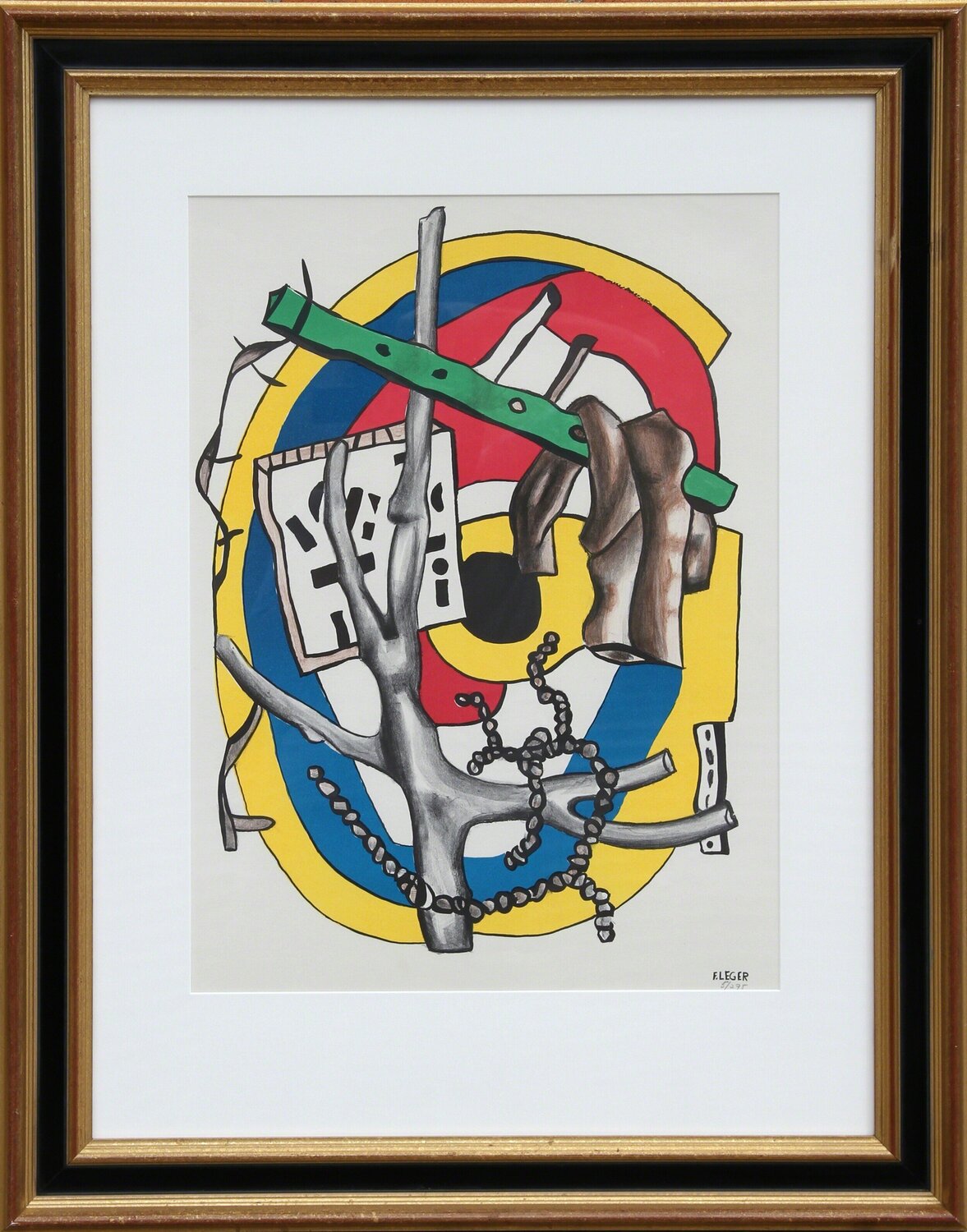 Composition by Fernand Léger (N.D) : Print Lithography - Singulart