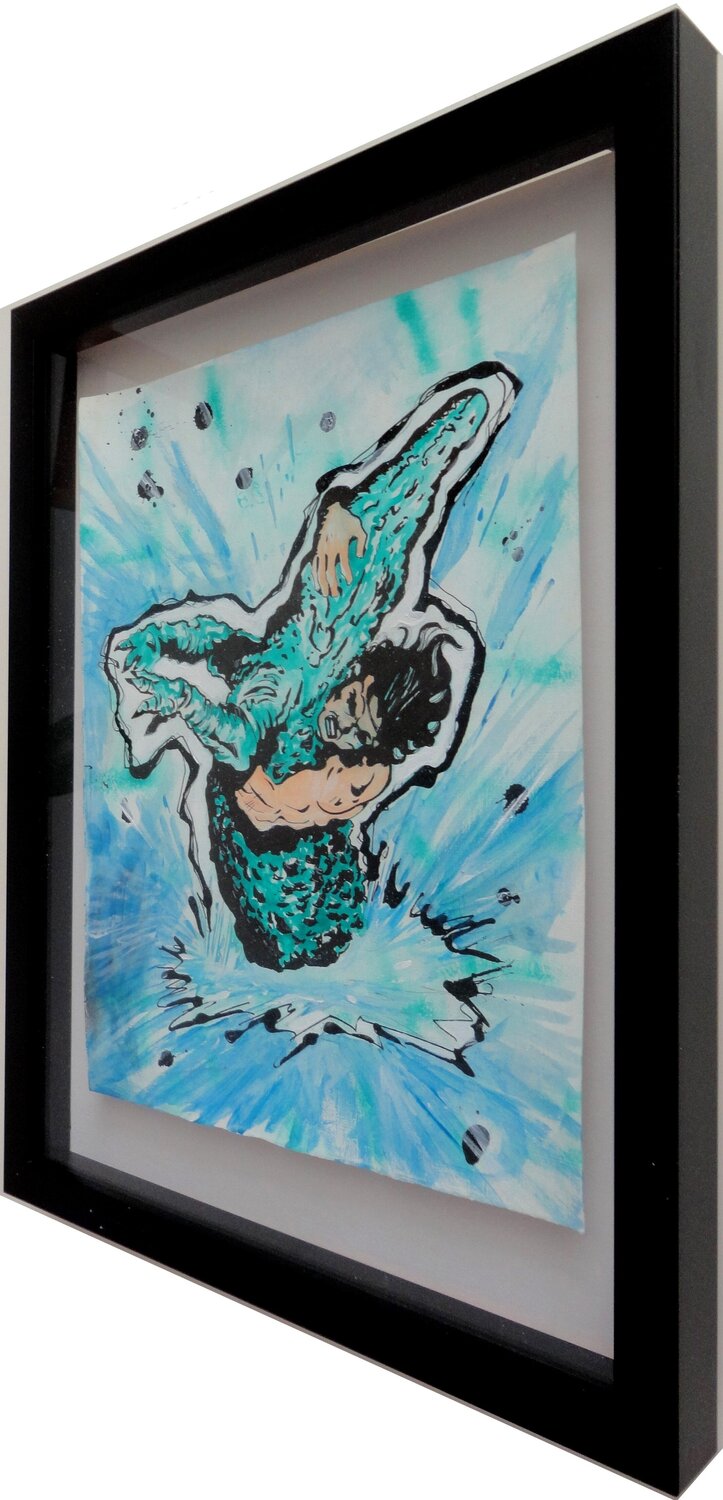 TARZAN POP #13 by Andrea Clanetti (2023) : Painting Acrylic, India Ink ...