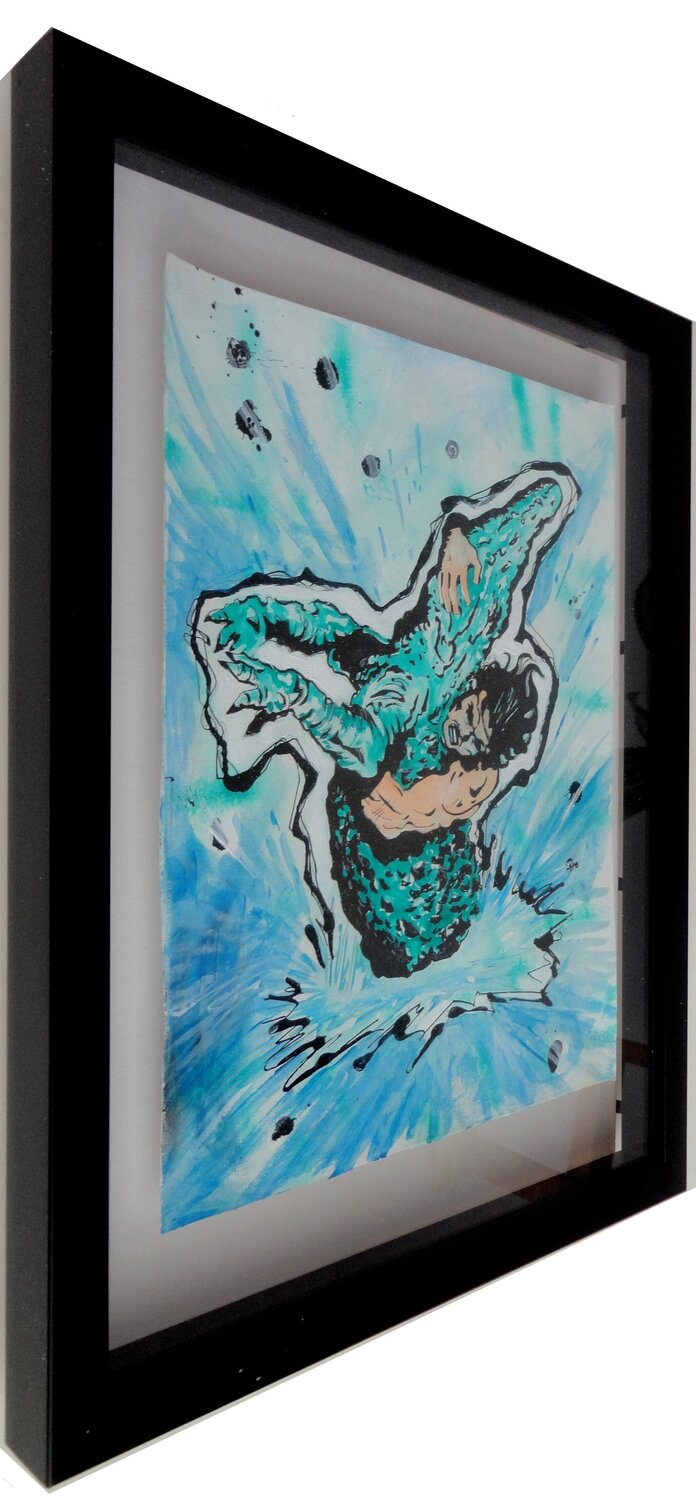 TARZAN POP #13 by Andrea Clanetti (2023) : Painting Acrylic, India Ink ...