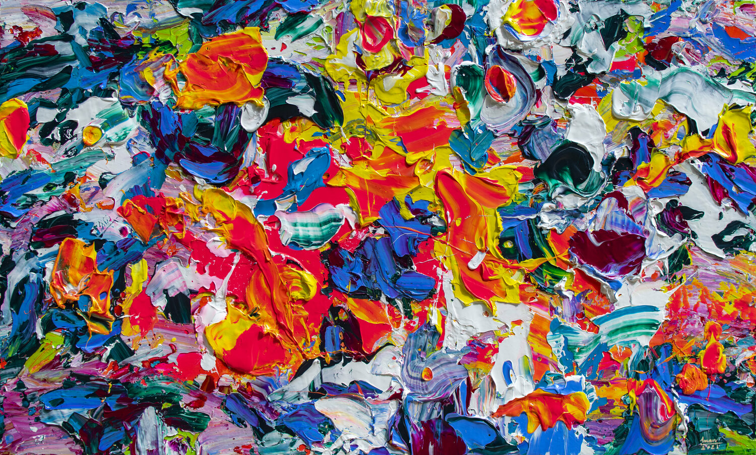 Famous Abstract Acrylic Painting