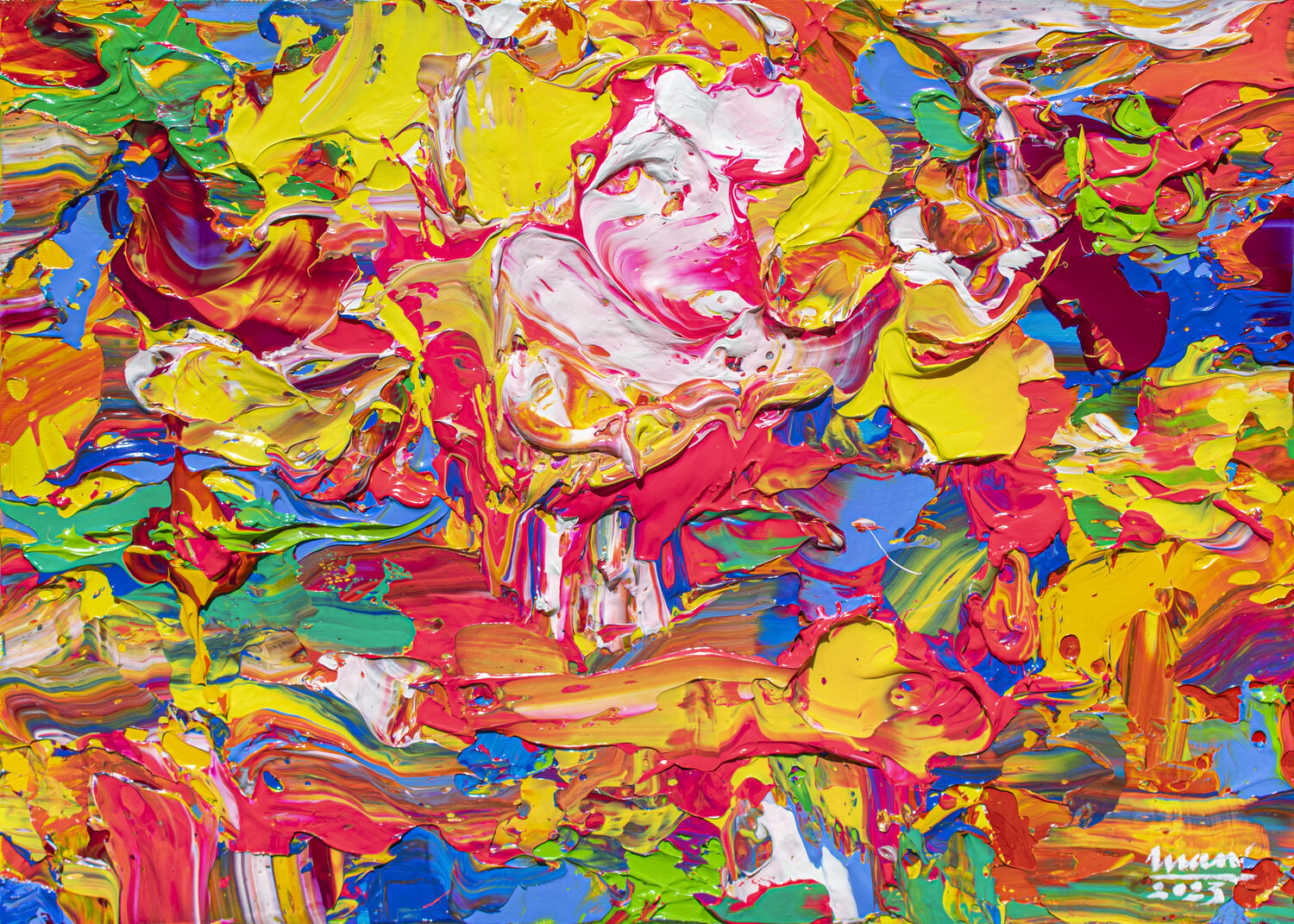 Overflowing Joy by Tran Tuan (2023) : Painting Acrylic on Canvas - Singulart