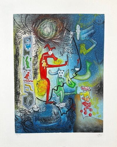 Carne Amont by Roberto Matta (1979) : Print Other materials - Singulart
