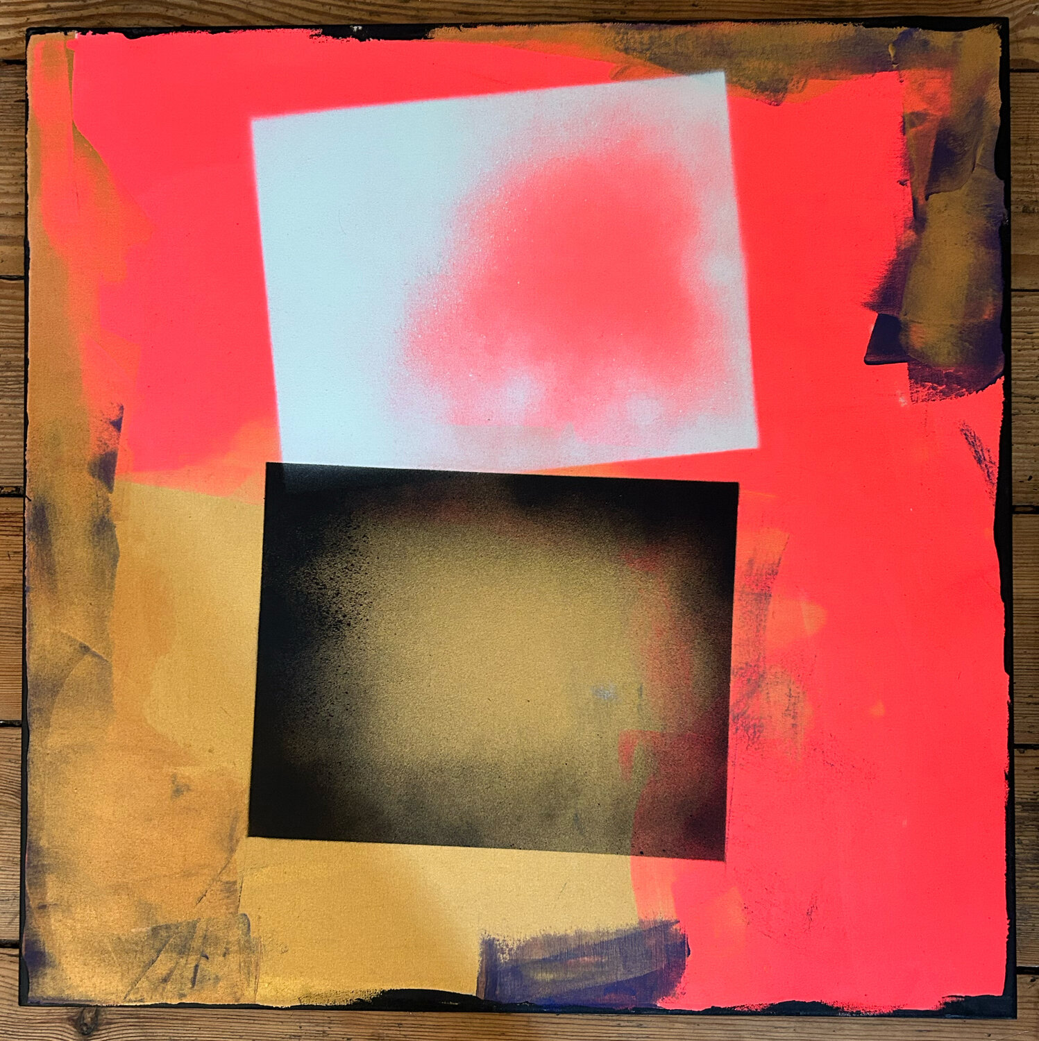 sw_rot_2024 by Lilli Messina (2024) : Painting Acrylic, Lacquer on ...