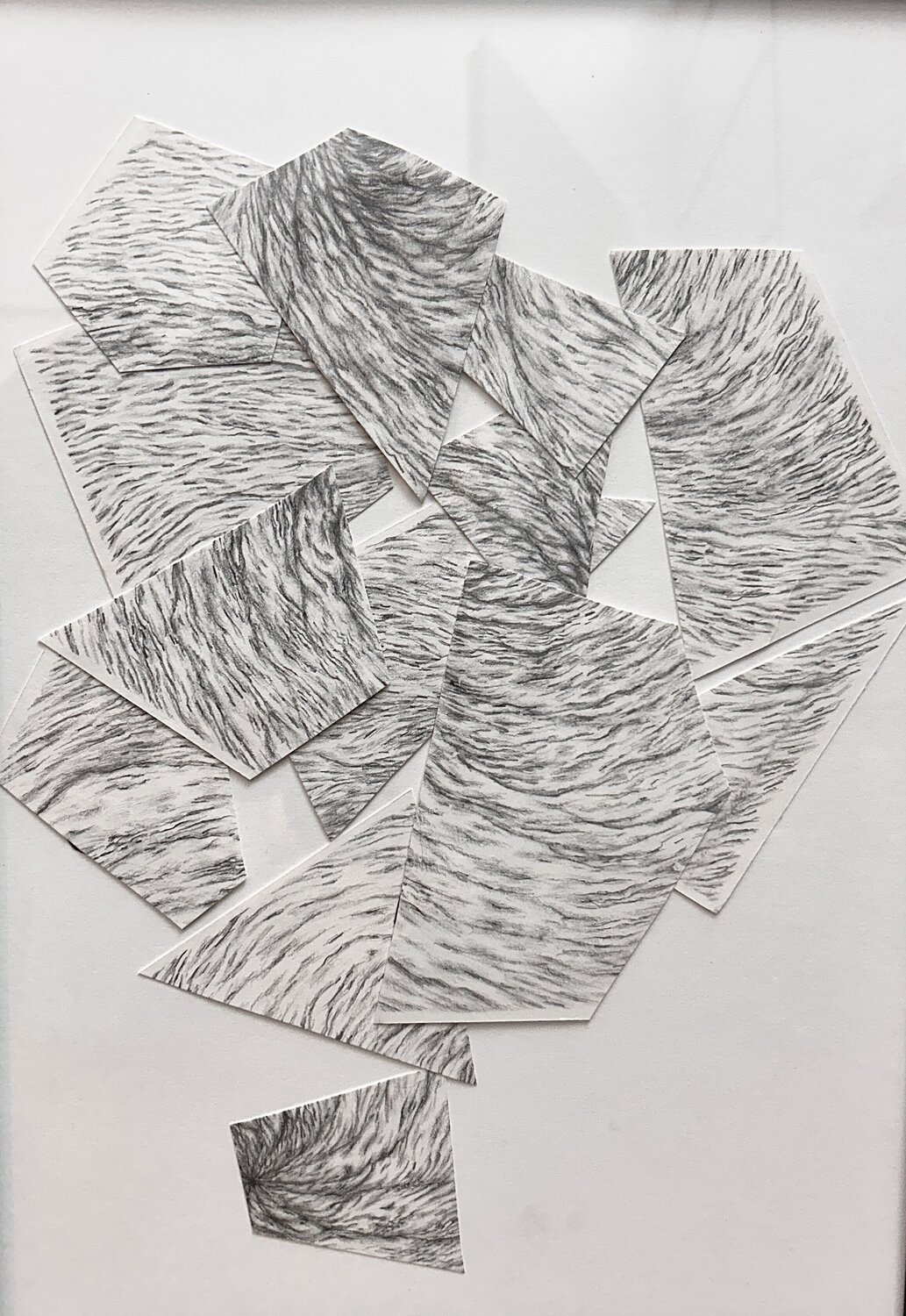 Mosaic Drawing Swirl by Lilli Messina (2024) : Drawing Graphite on ...