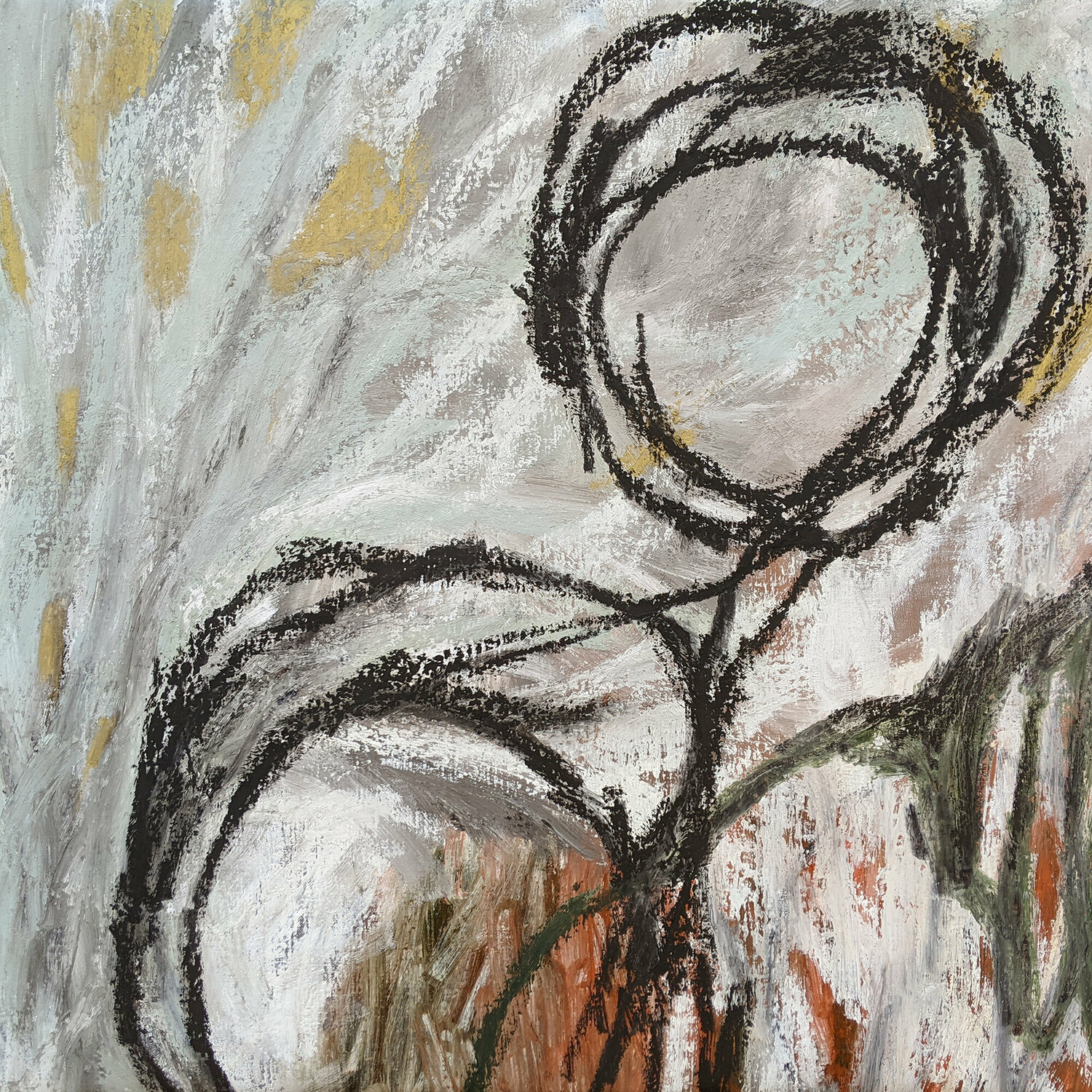 Born From Water by Rina Ota (2022) : Painting Acrylic, Oil on Canvas ...