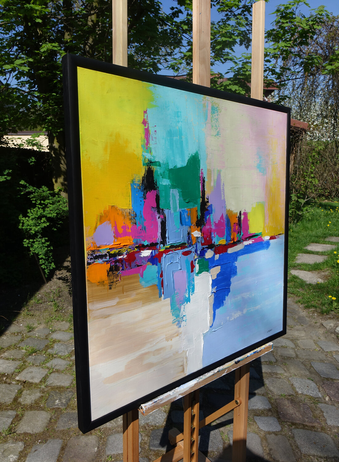 Abstraction 1 by Wojtek Babski (2025) : Painting Acrylic on Canvas - Singulart