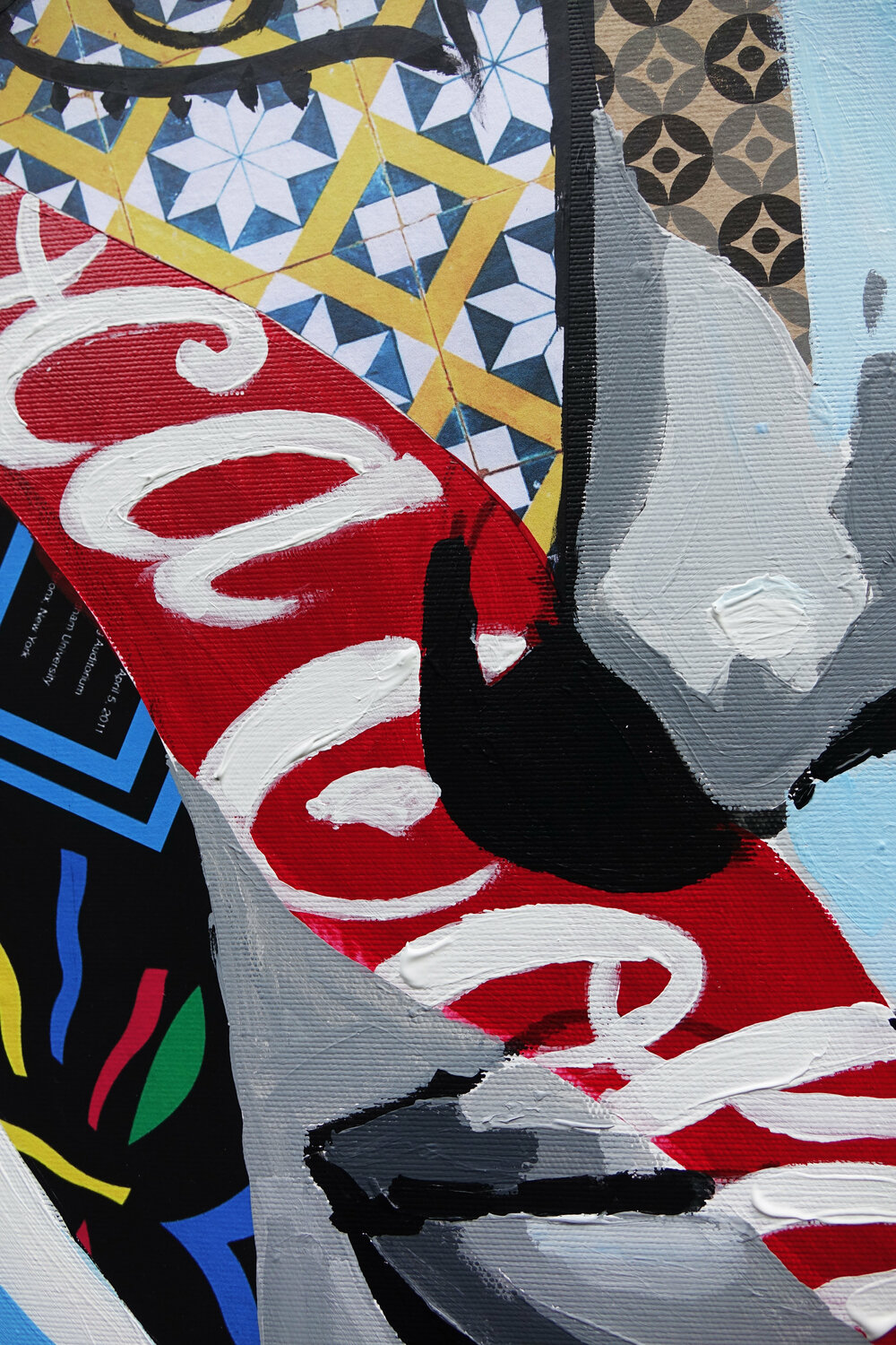 Christy by Wojtek Babski (2020) : Painting Acrylic, Collage on Canvas - Singulart