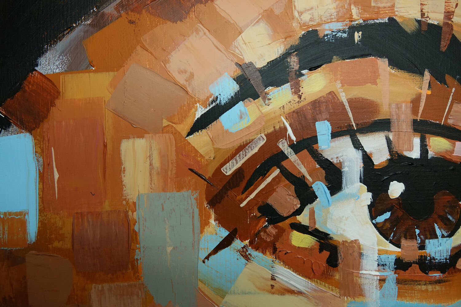 Face 43 by Wojtek Babski (2020) : Painting Acrylic on Canvas - SINGULART