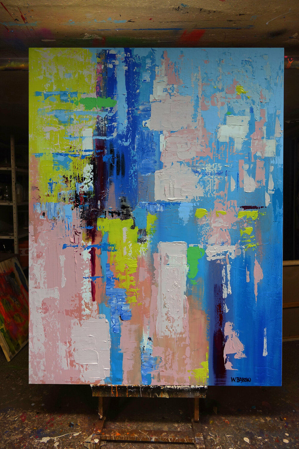 Spring Rhapsody by Wojtek Babski (2020) : Painting Acrylic, Cement on ...