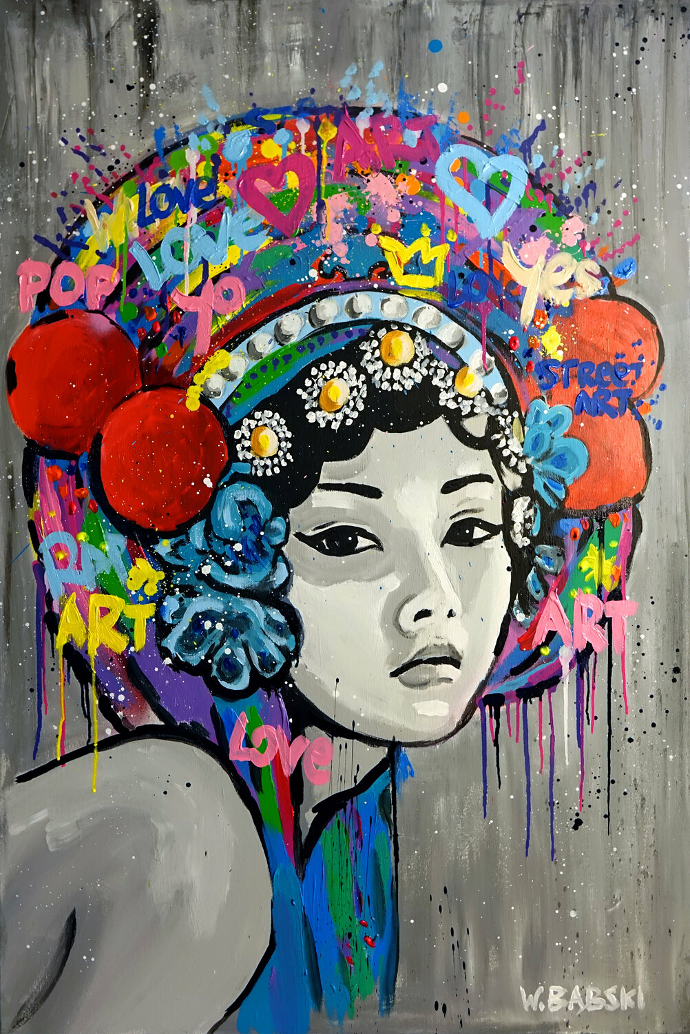 Graffiti Face Drawings