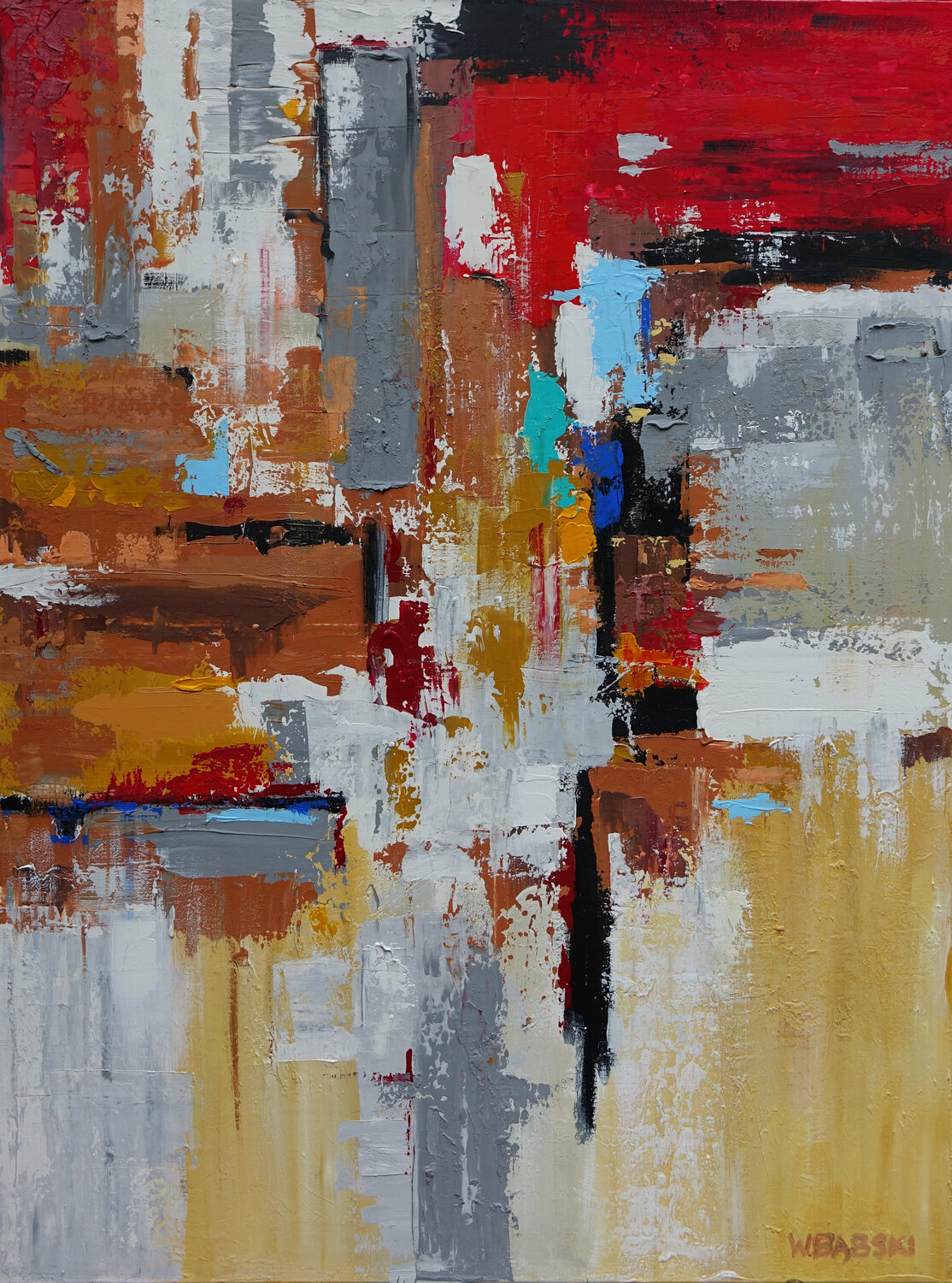 Autumn Reverie by Wojtek Babski (2020) : Painting Acrylic on Canvas ...