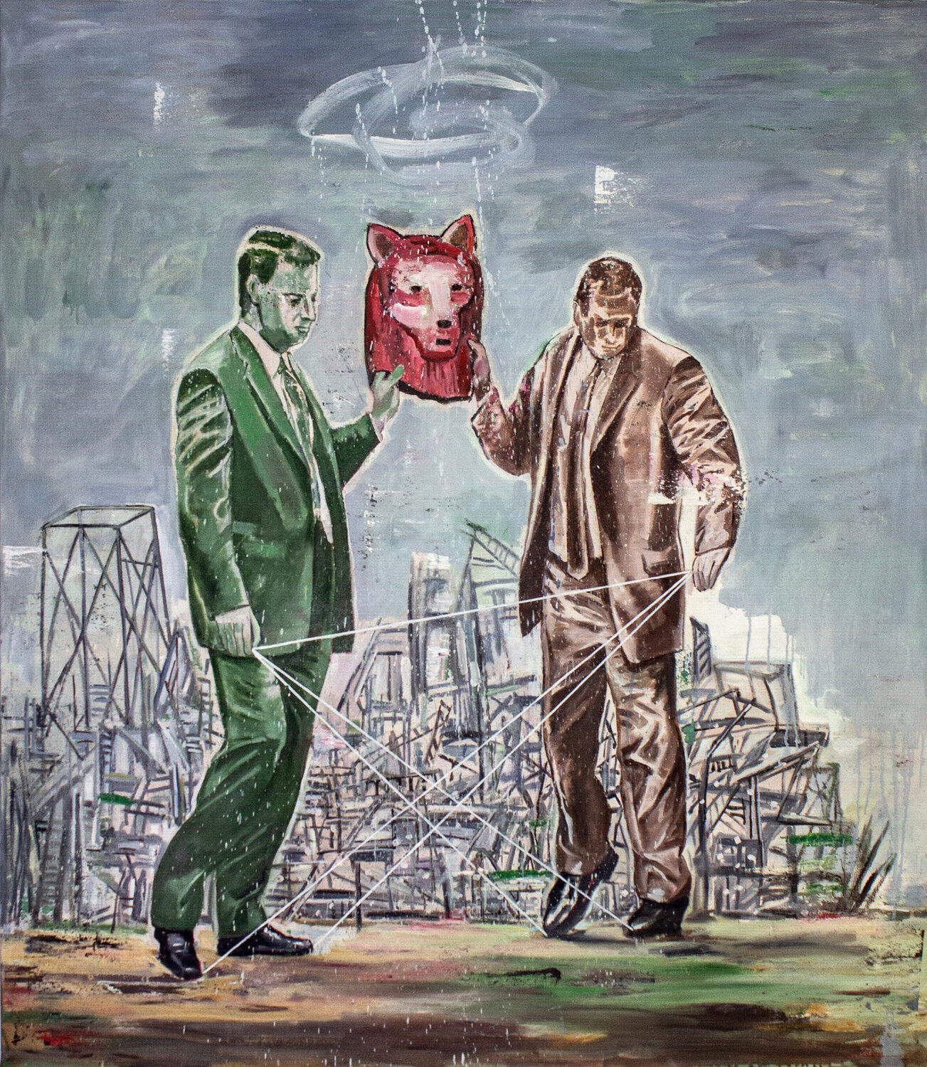 Good Natured Animal by Nicky Nodjoumi (2015) : Painting Other materials ...