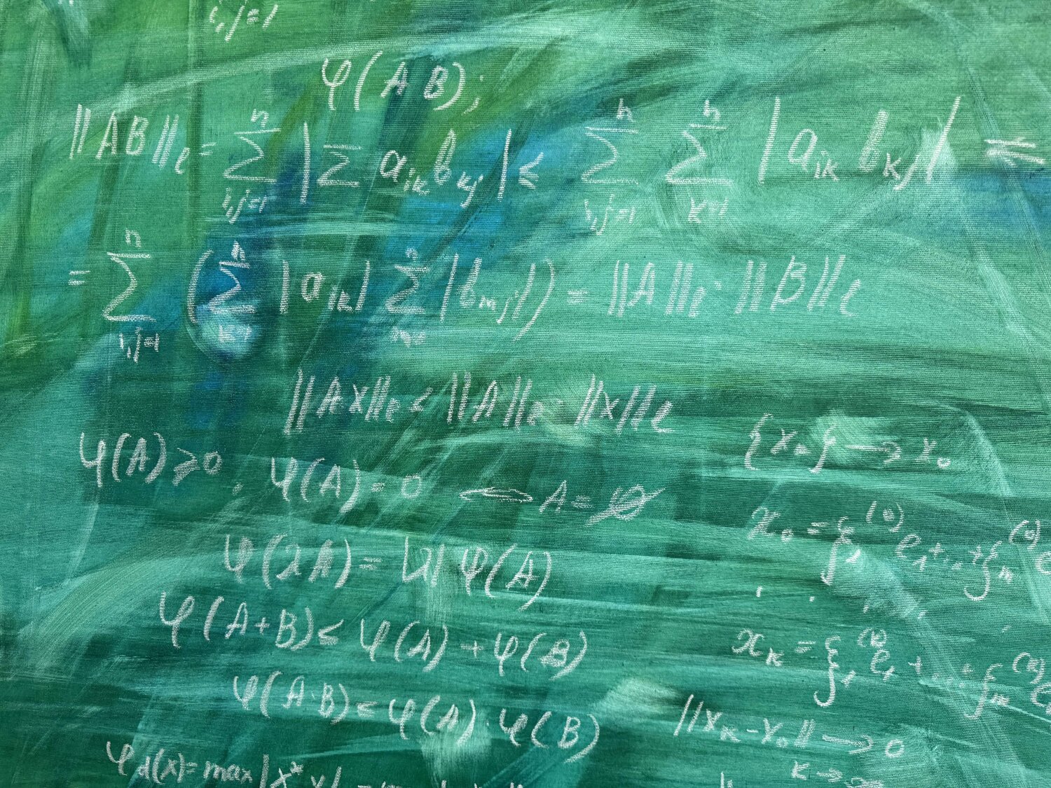 Green Old Schoolboard with math Science Art Collection by Anastasia ...