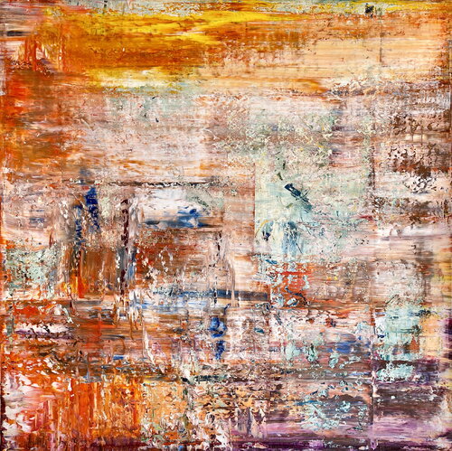 abstract informal 894-1 de Robert H N Rich (1999) : Peinture Huile sur Toile - Singulart