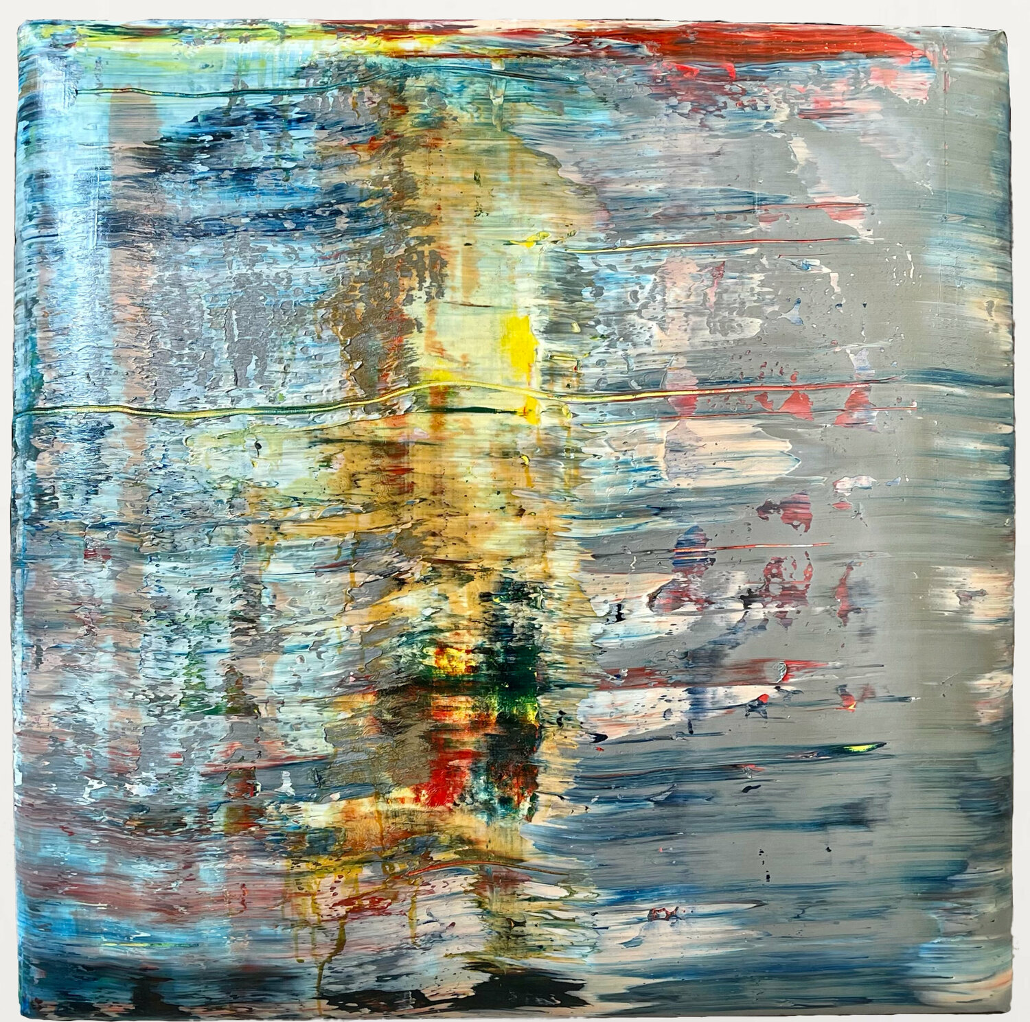 abstract informal no 1791-1 von Robert H N Rich (2018): Malerei Öl auf ...