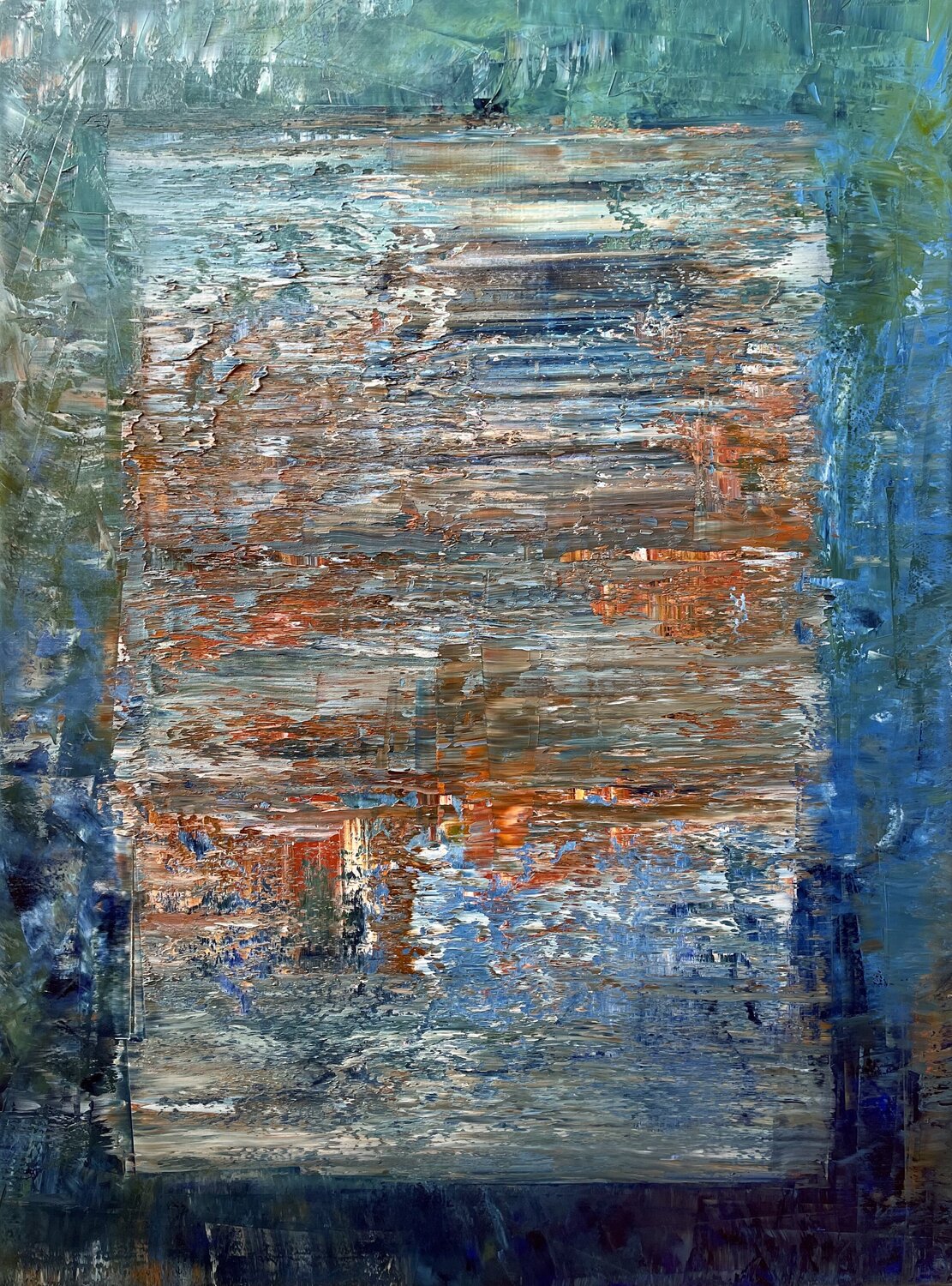Sunset at the North Atlantic Ocean, abstract informal no 2069-8 de ...