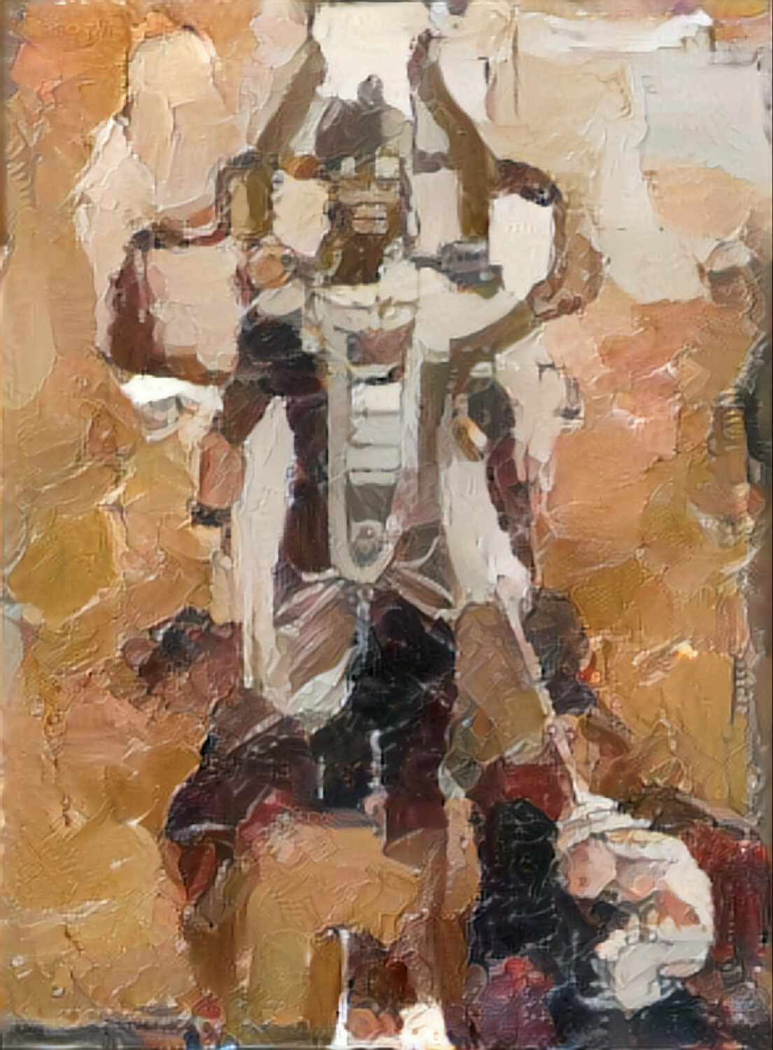 Abstract Hanuman Painting