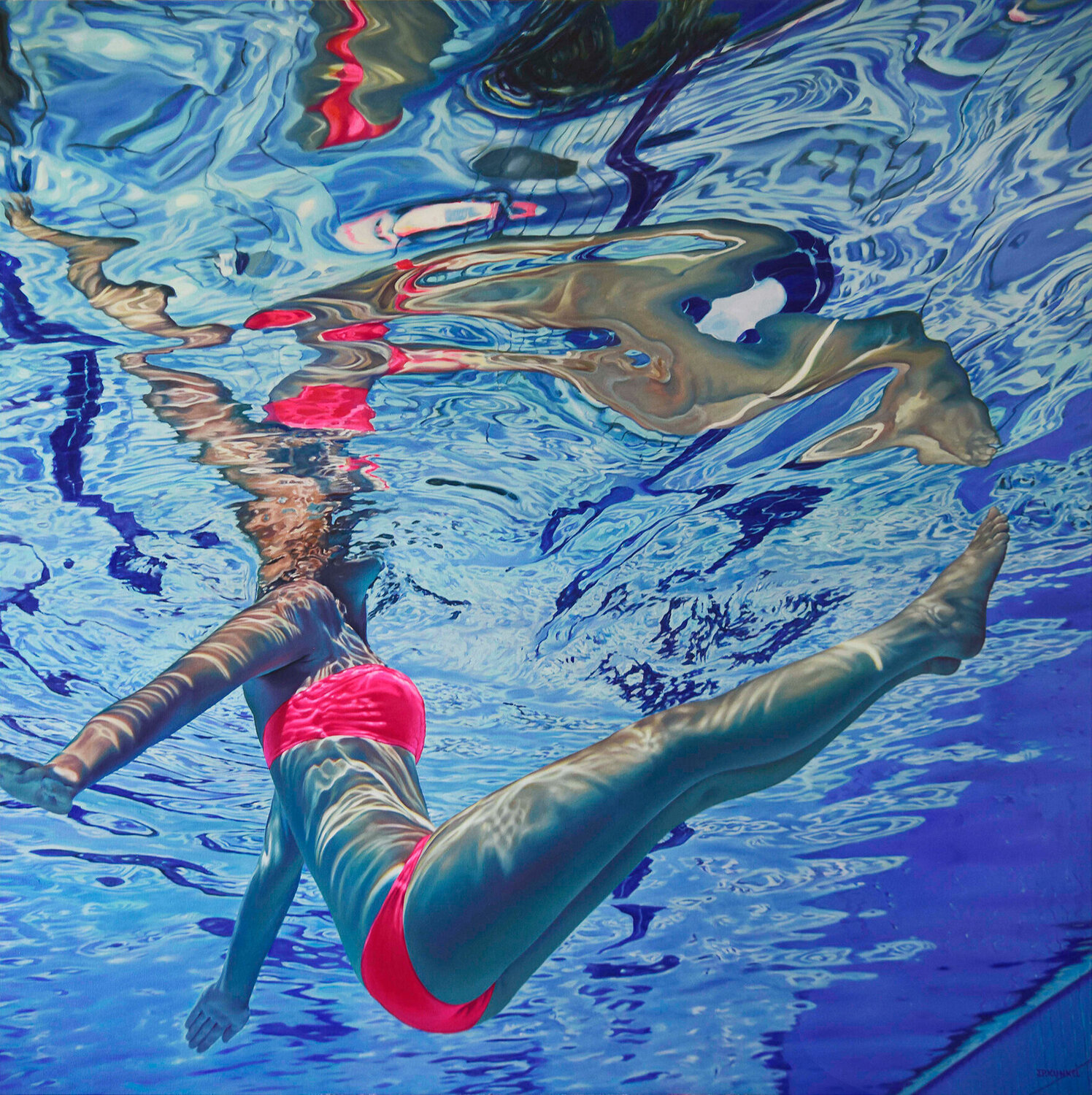 Pool No.22 by Jean-Pierre Kunkel (2018) : Painting Oil on Canvas ...