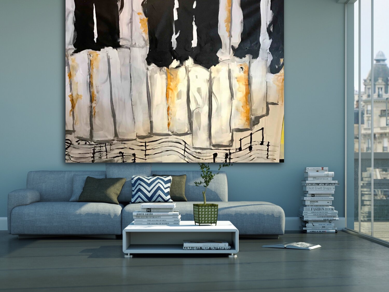 Black keys by Charlie Patton (2024) : Painting Acrylic on Canvas ...