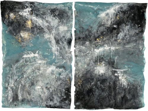 Space 2020 by Tina Psoinos (2020) : Painting Acrylic on Canvas - SINGULART