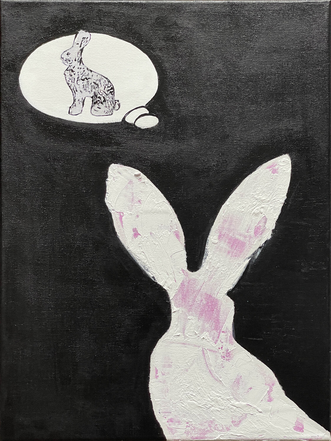 Rabbit Dreams of Warhol Chocolate Bunny by Tina Psoinos (2023 ...