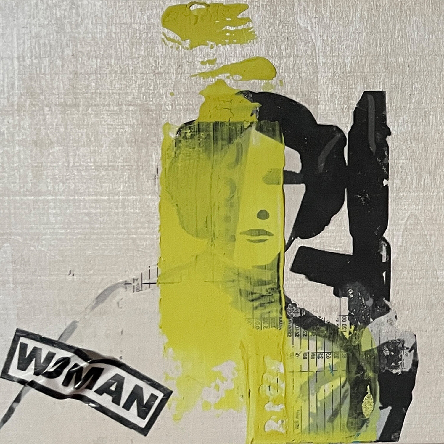 Princess Leia Neon Yellow by Tina Psoinos (2023) : Painting Acrylic on ...