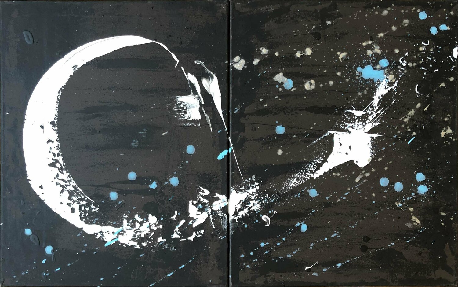 Space 2020 by Tina Psoinos (2020) : Painting Acrylic on Canvas - Singulart