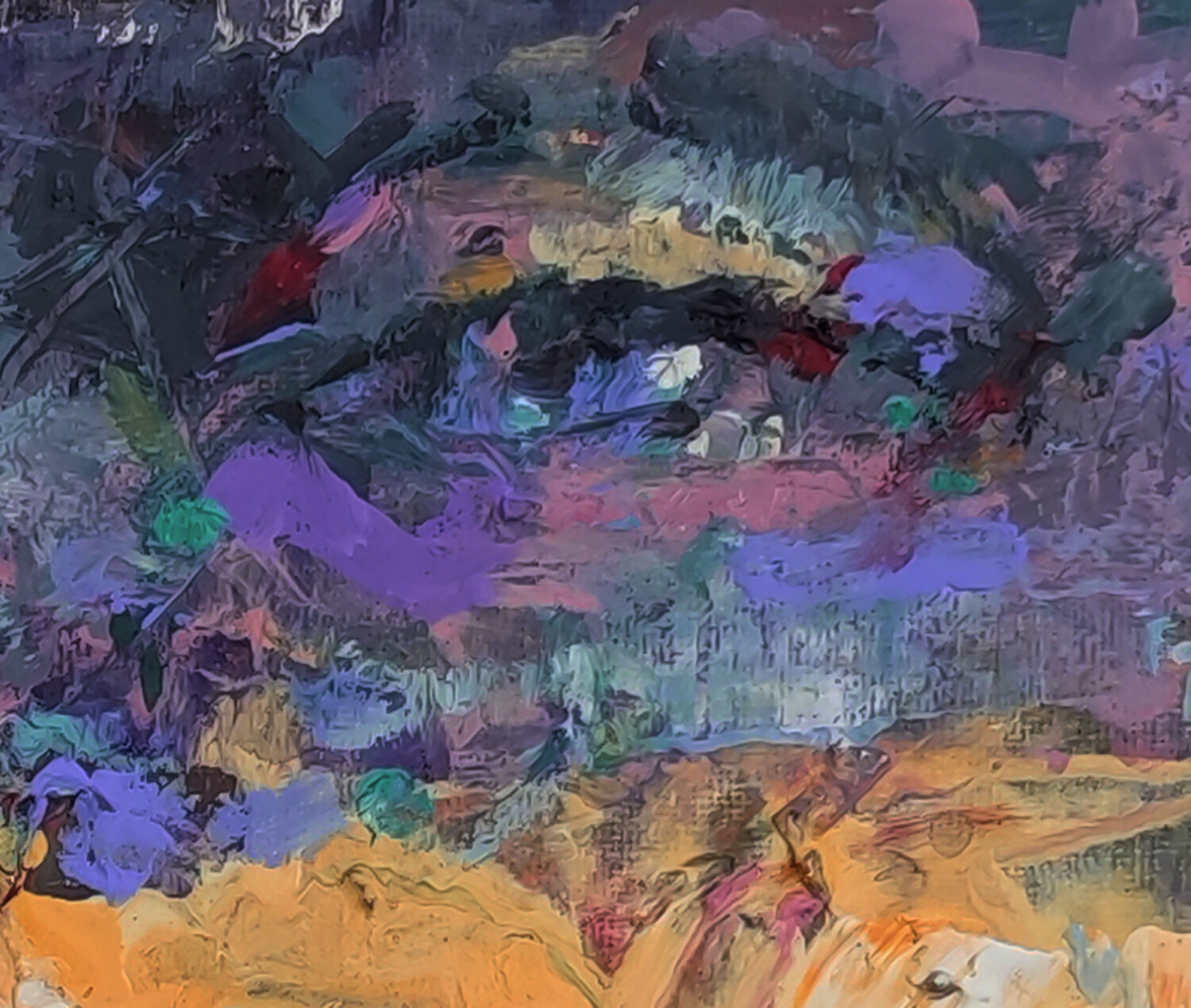 MISTY MINT by Viktor Sheleg (2023) : Painting Oil on Canvas - Singulart