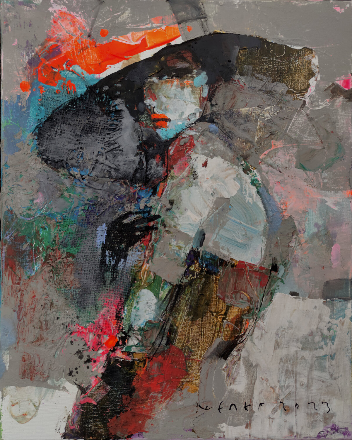 PRETTY GIRL de Viktor Sheleg (2023) : Peinture Acrylique, Huile sur ...