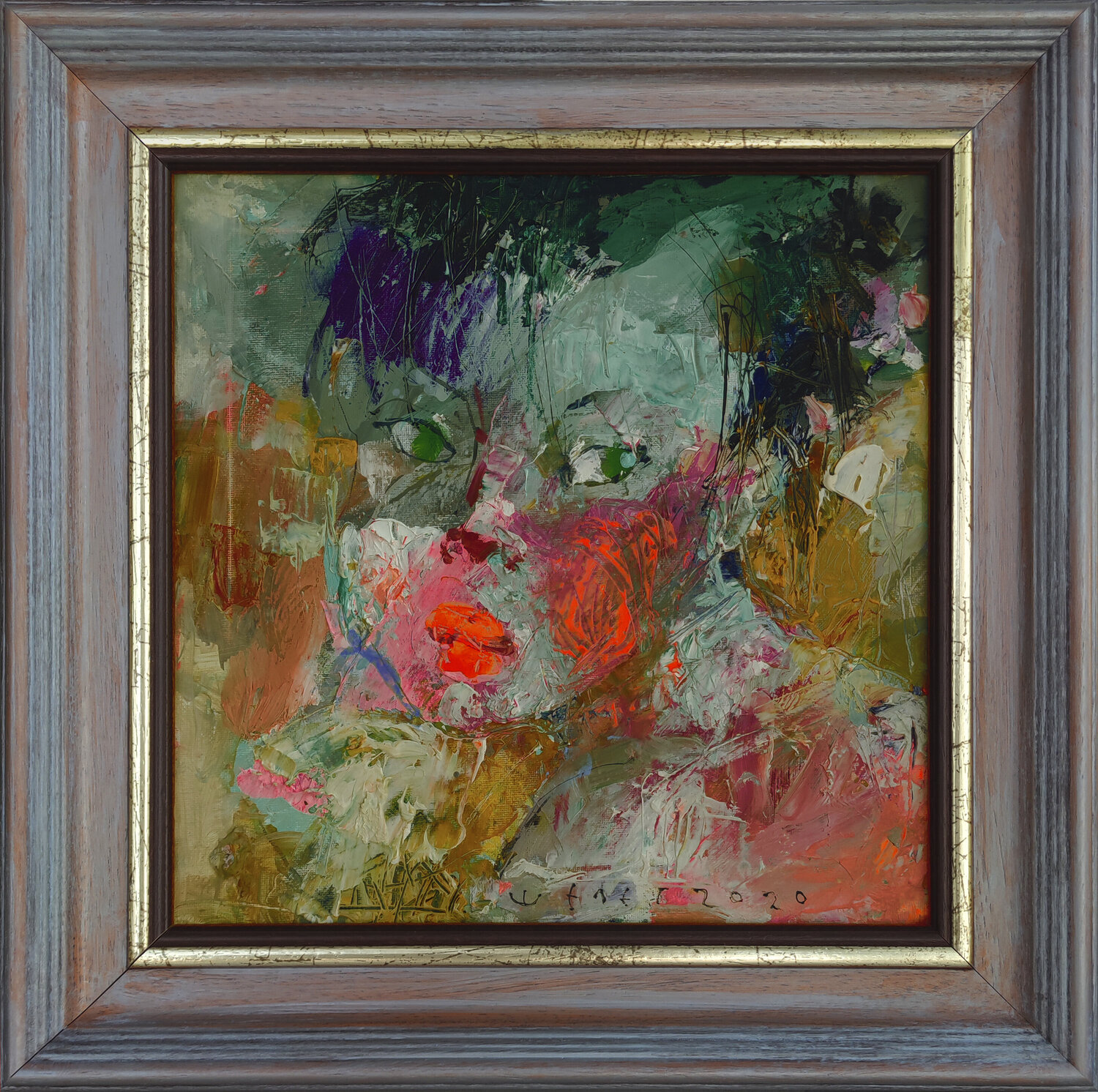 Young girl von Viktor Sheleg (2020): Malerei Acryl, Öl auf Leinwand ...