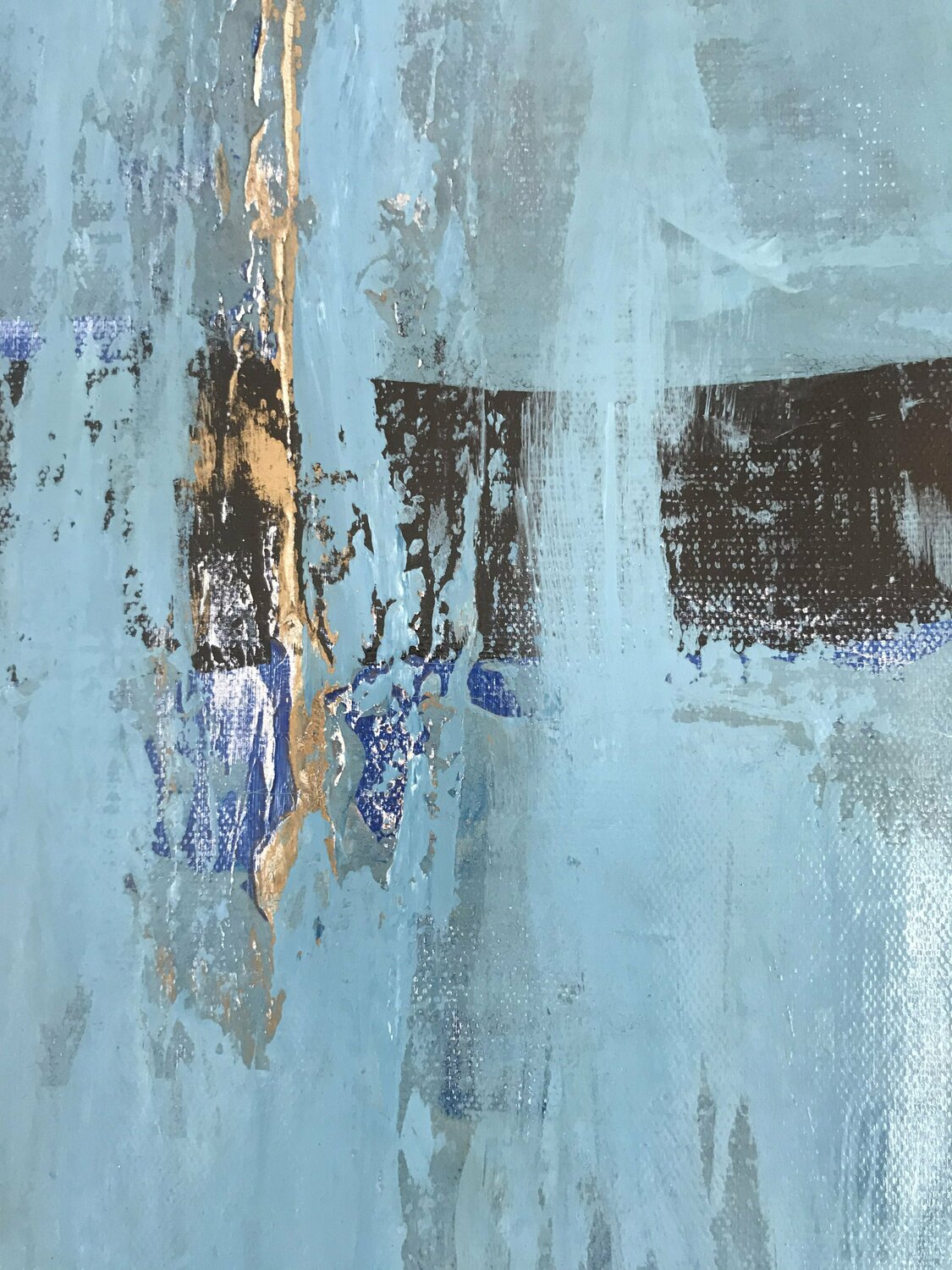 WEATHERED WOOD by Isabelle Gautier (2015) : Painting Acrylic on Canvas ...