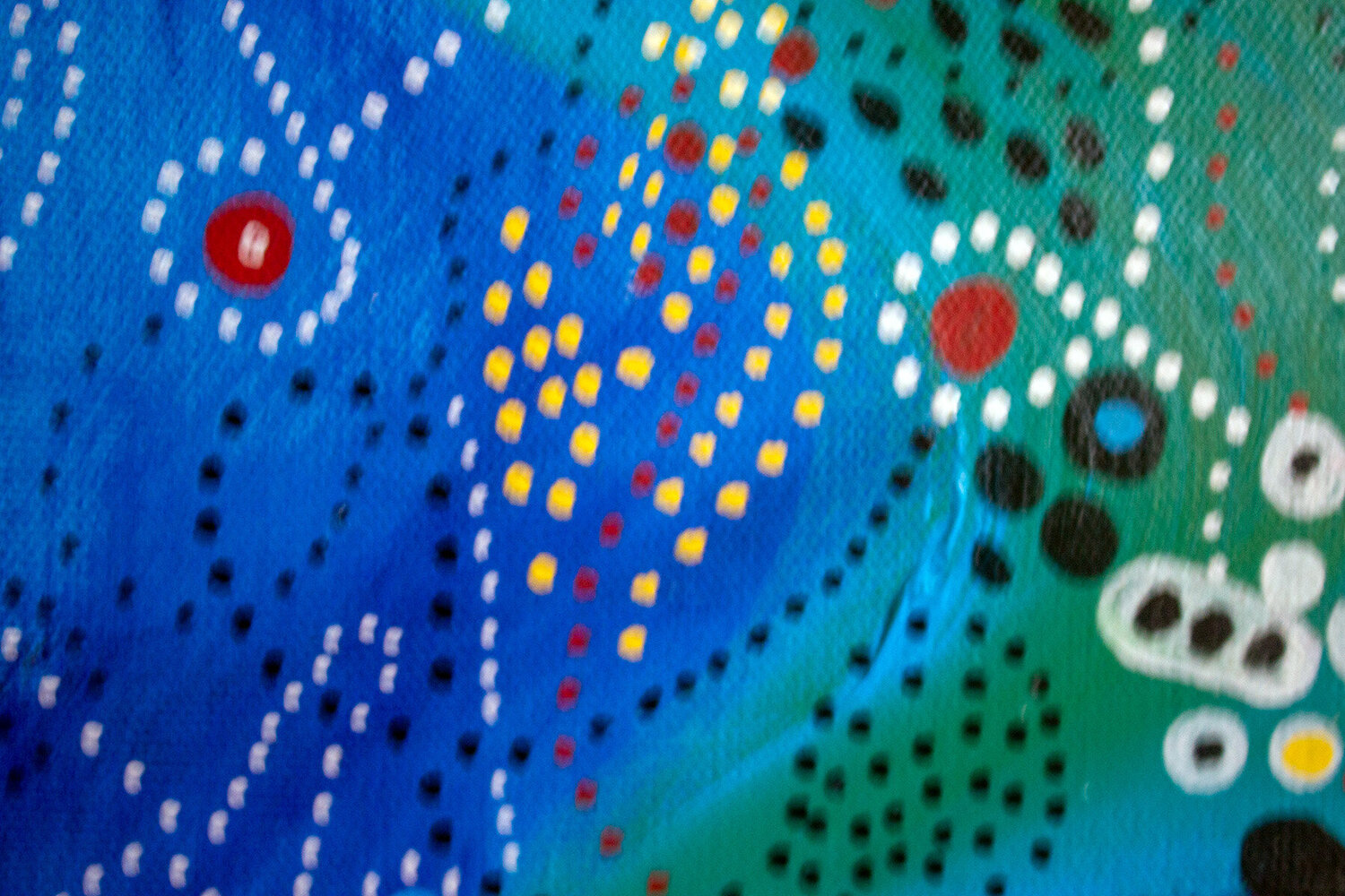 Dances with Colors de Nathalie Gribinski (2024) : Peinture Acrylique ...