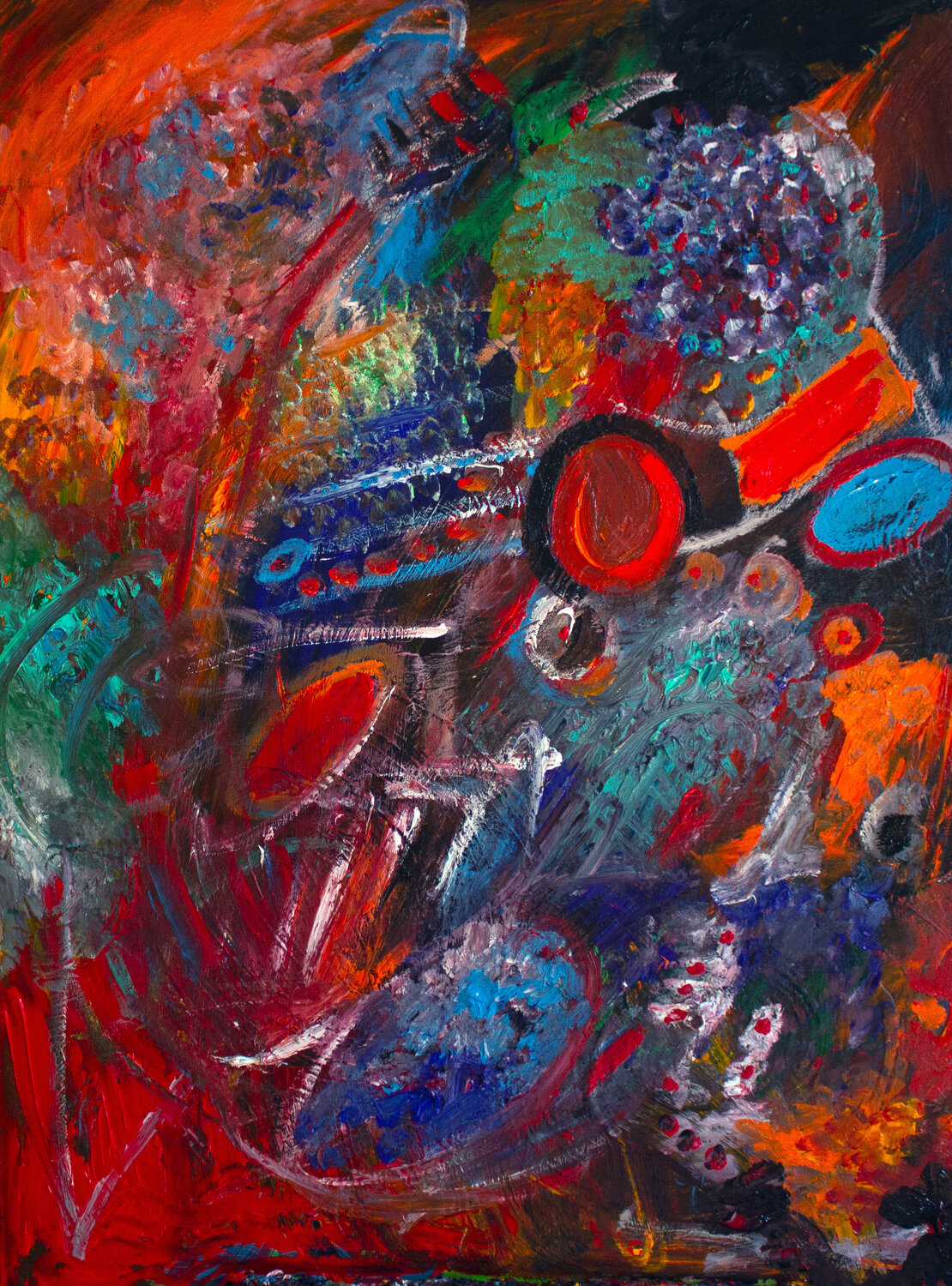 Myriads of Desires by Nathalie Gribinski (2022) : Painting Acrylic on ...