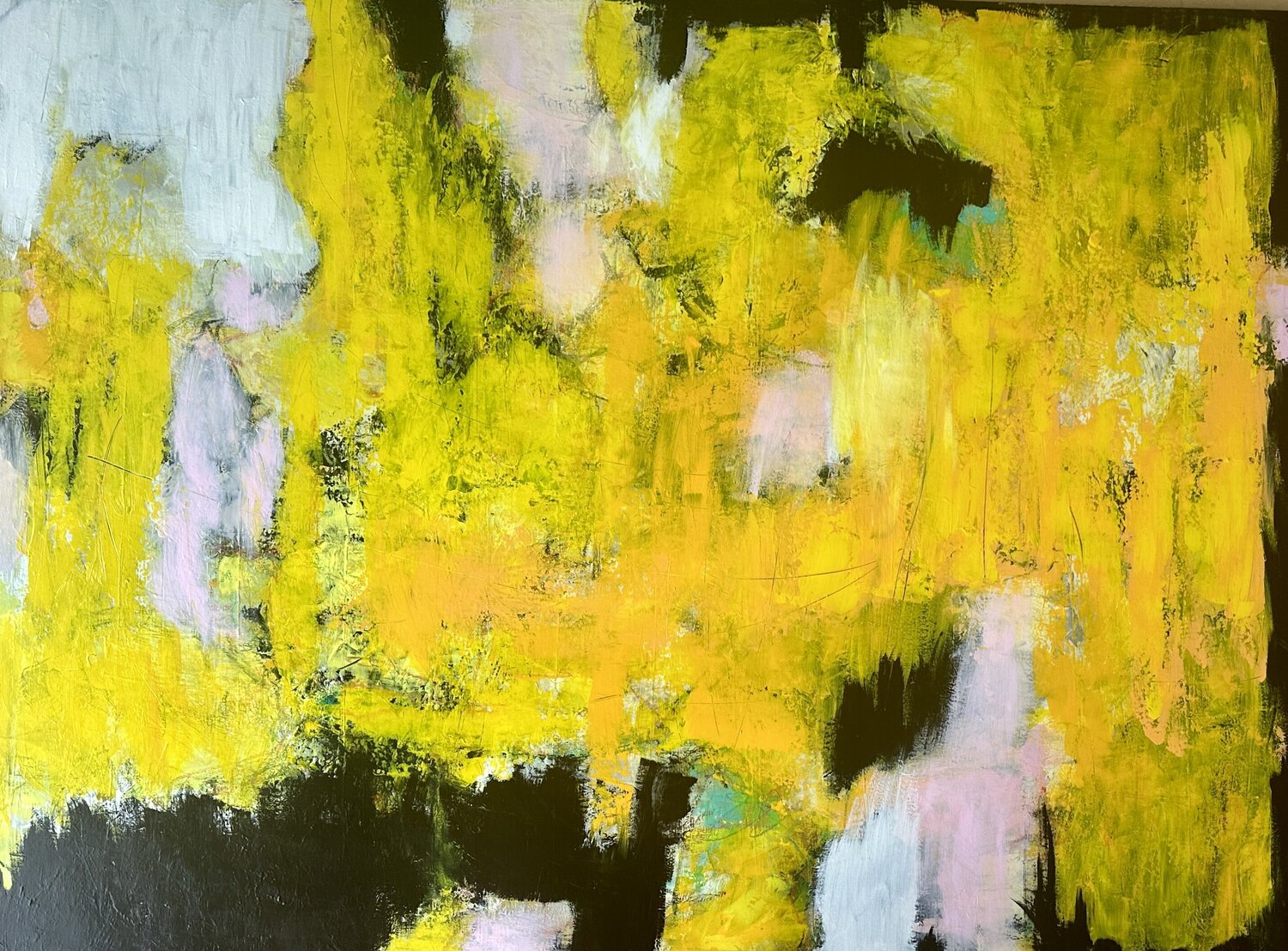 On the sunny side by Inge Thogersen (2024) : Painting Acrylic on Canvas ...