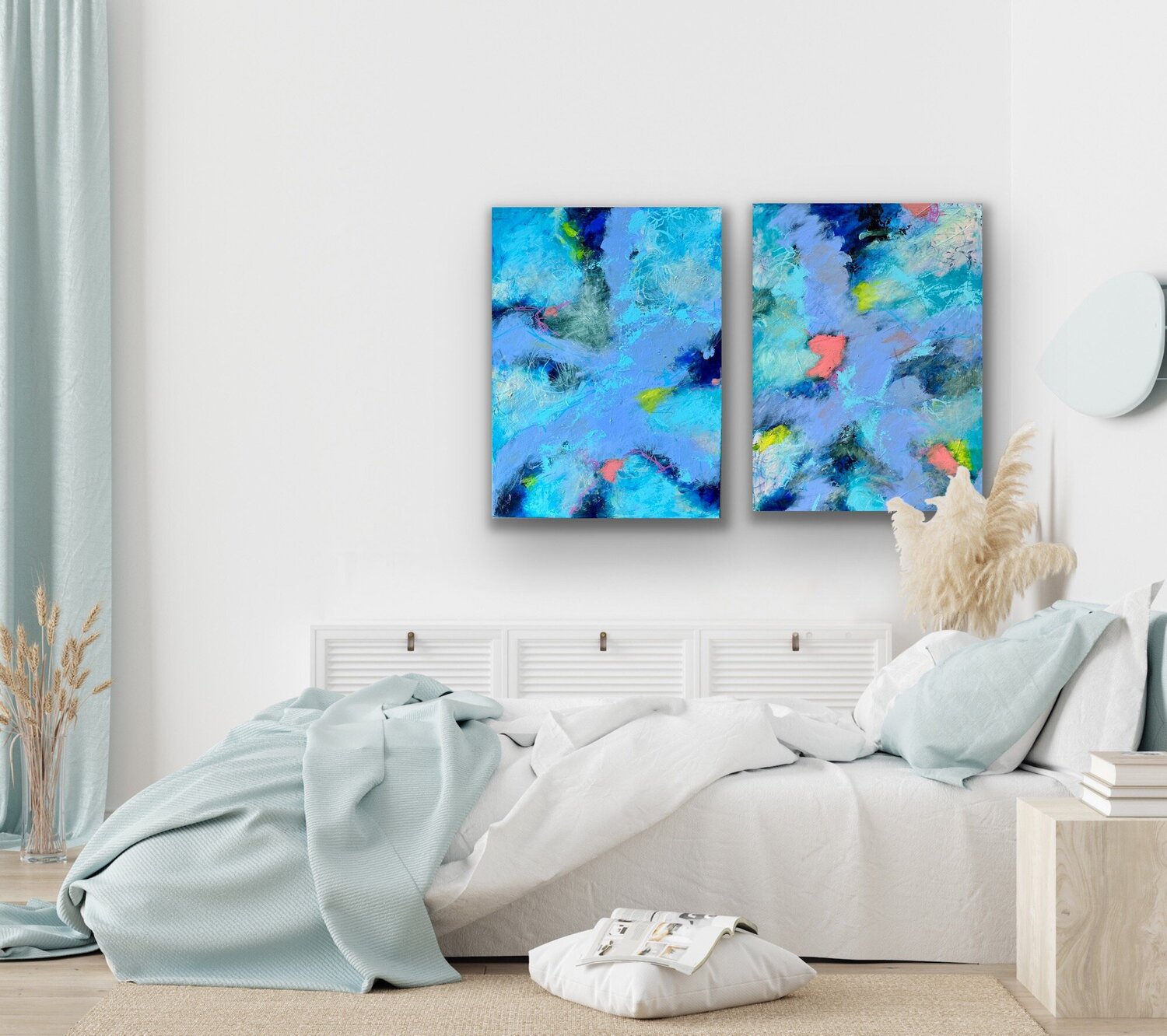 Motivation in the air- 2 by Inge Thogersen (2025) : Painting Acrylic on ...