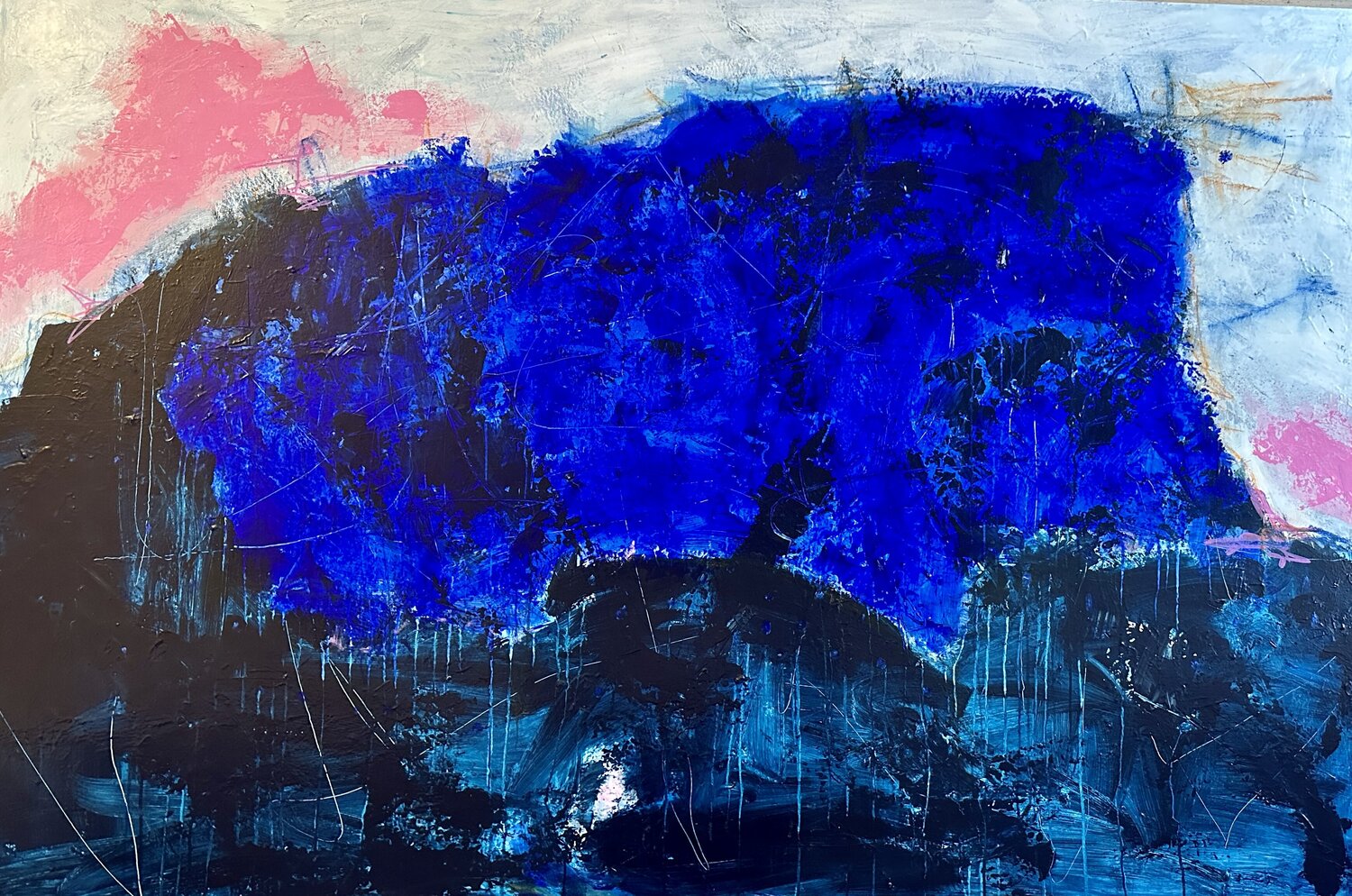 Nature is wild and gentle by Inge Thogersen (2024) : Painting Acrylic ...