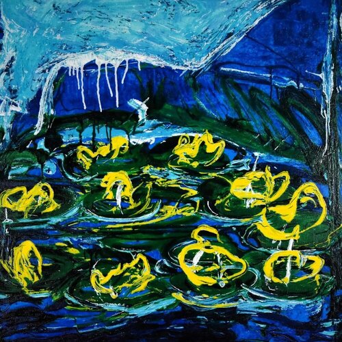 Watherlillies de Mario Schifano (1988) : Édition Sérigraphie - Singulart