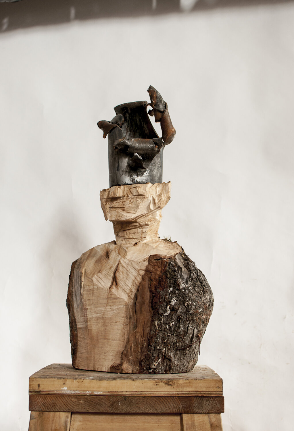 POWER by Volodymyr Semkiv (2023) : Sculpture Wood, Steel - SINGULART