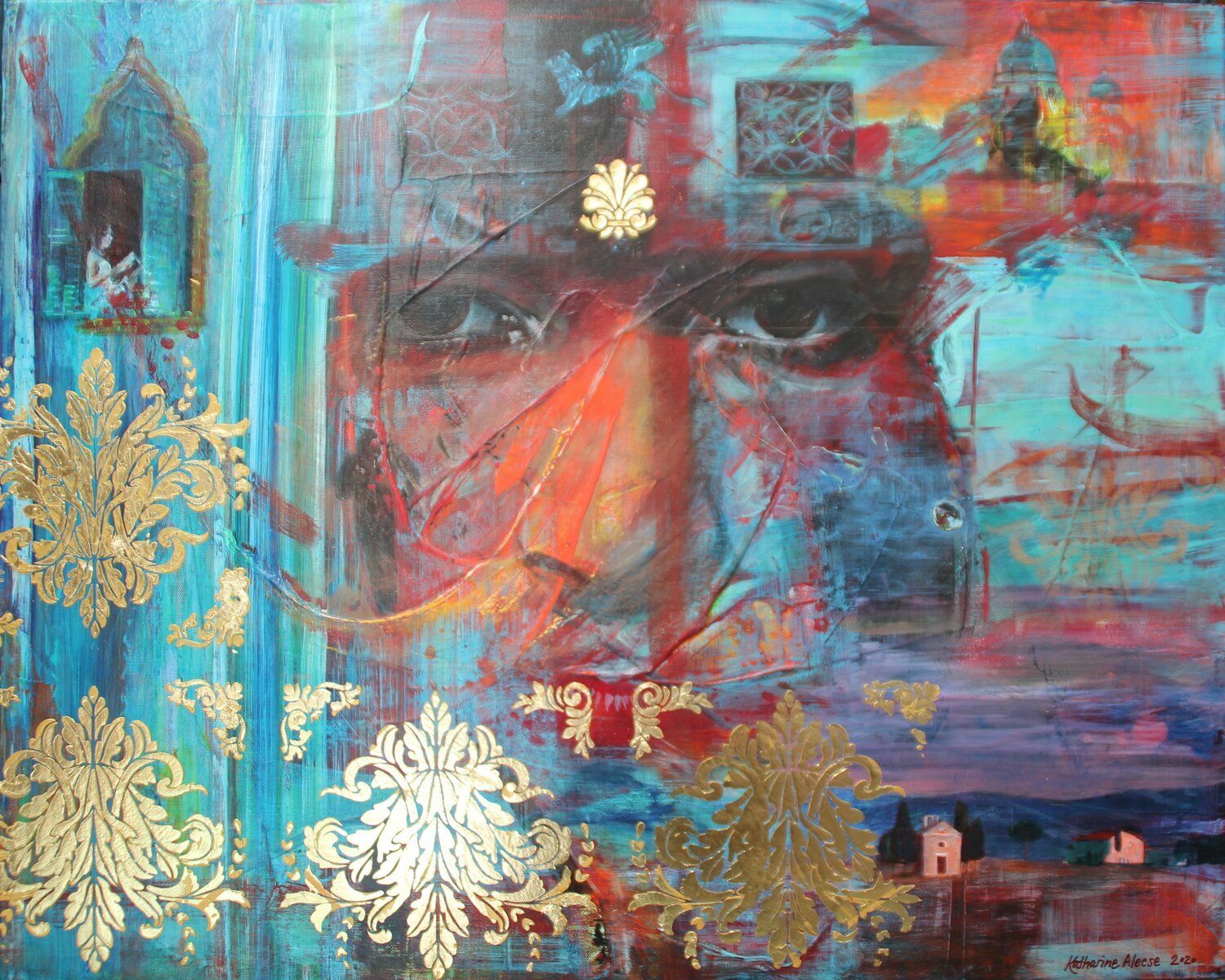 Yannis by Katharine Alecse (2020) : Painting Acrylic, Spray Paint on ...