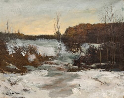 Spring Thaw by Dennis Sheehan (N.D) : Painting Oil - Singulart