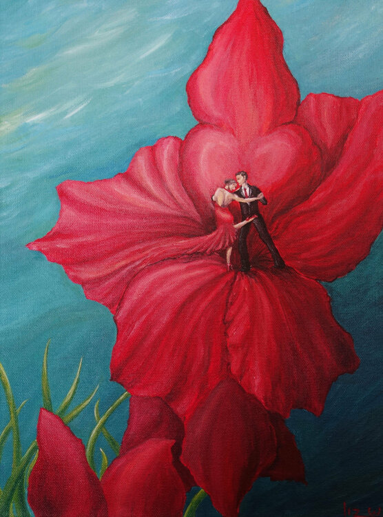 Argentine Tango Painting