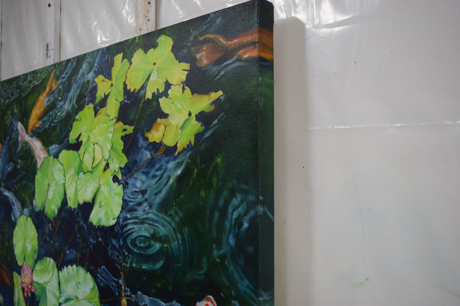 Aquatic Calligraphy by Catherine Kirkwood (N.D) : Painting Oil on ...