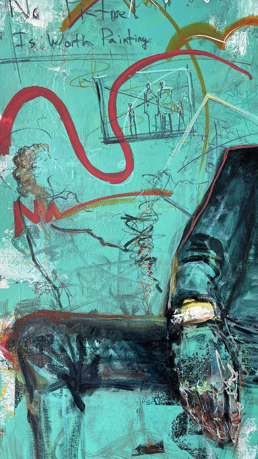 No Picture Is Worth Painting by Jack Avetisyan (2021) : Painting ...