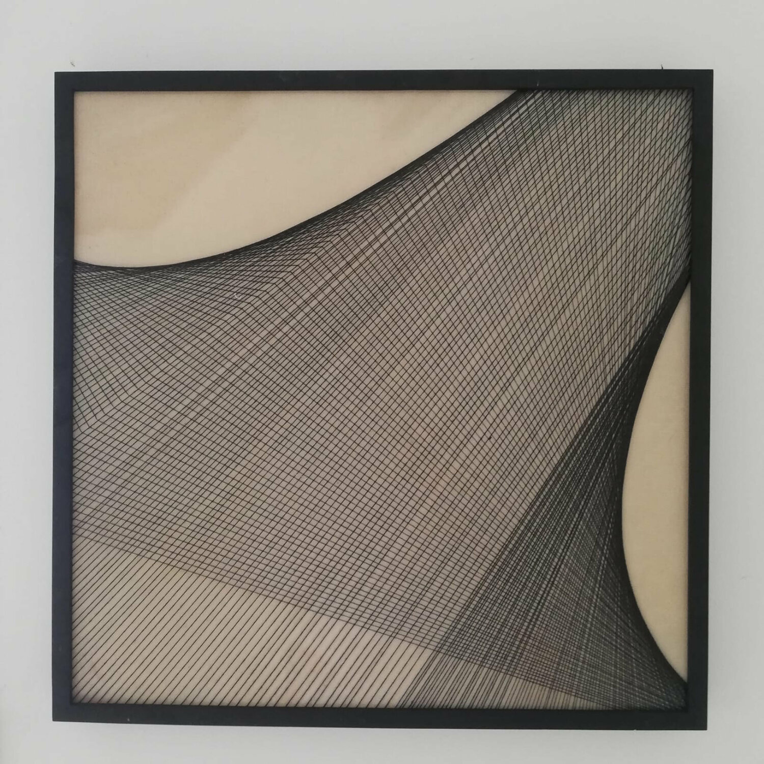 # 1 by Cesar Fernandez (2021) : Other Media Resin, Wool on Canvas ...